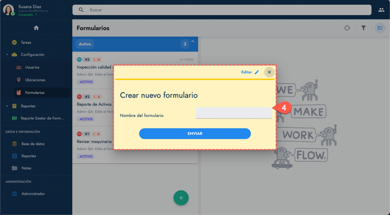 Crear Formulario | Cotalker Technical Documentation